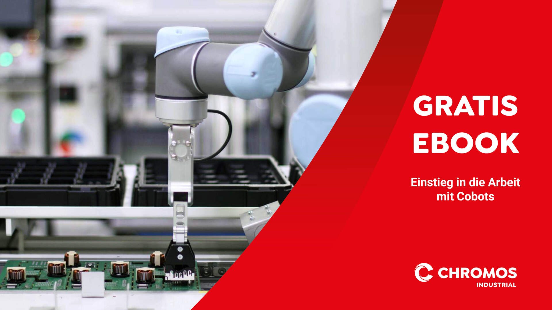 Free eBook - Getting started with cobots | CHROMOS Group AG